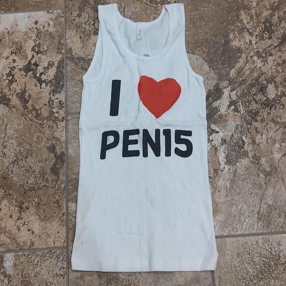 Tops | I Heart Pen15 Double Sided Boy Band Parody Tank Top | Poshmark